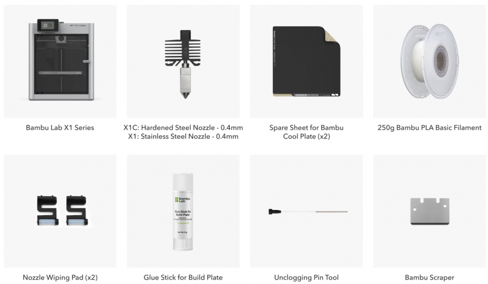 Bambu Lab X1C - Carbon - Majkl3D