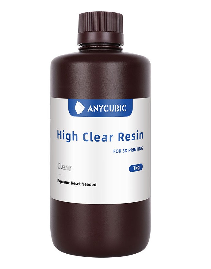 Anycubic UV High Clear Resin 1kg, čirý - Majkl3D